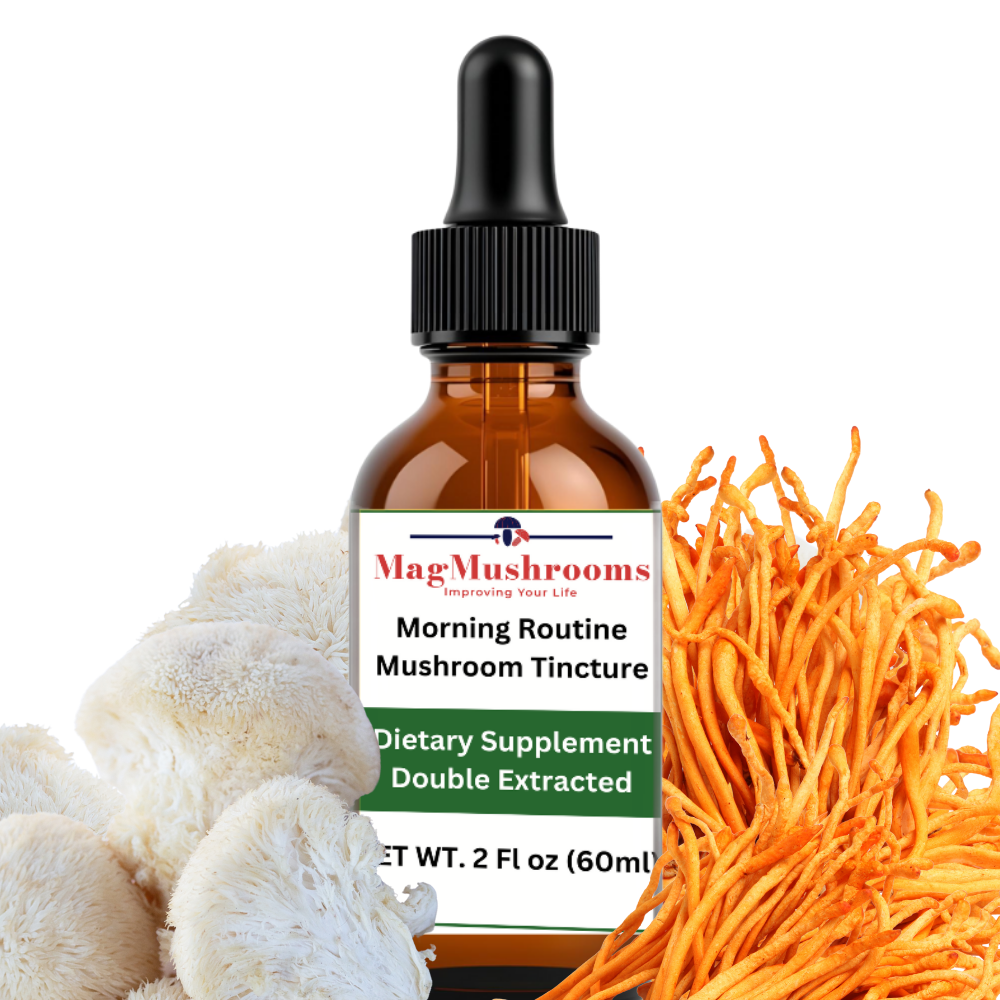 Morning Routine Mushroom Tincture – MagMushrooms